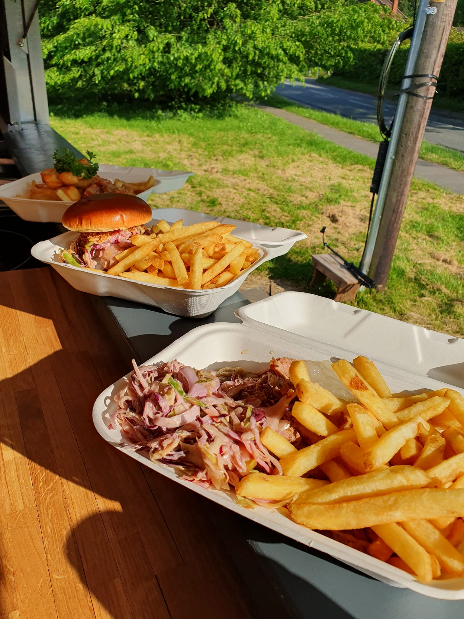 Food vans serving at the Liss Pavilion - Liss Parish Council